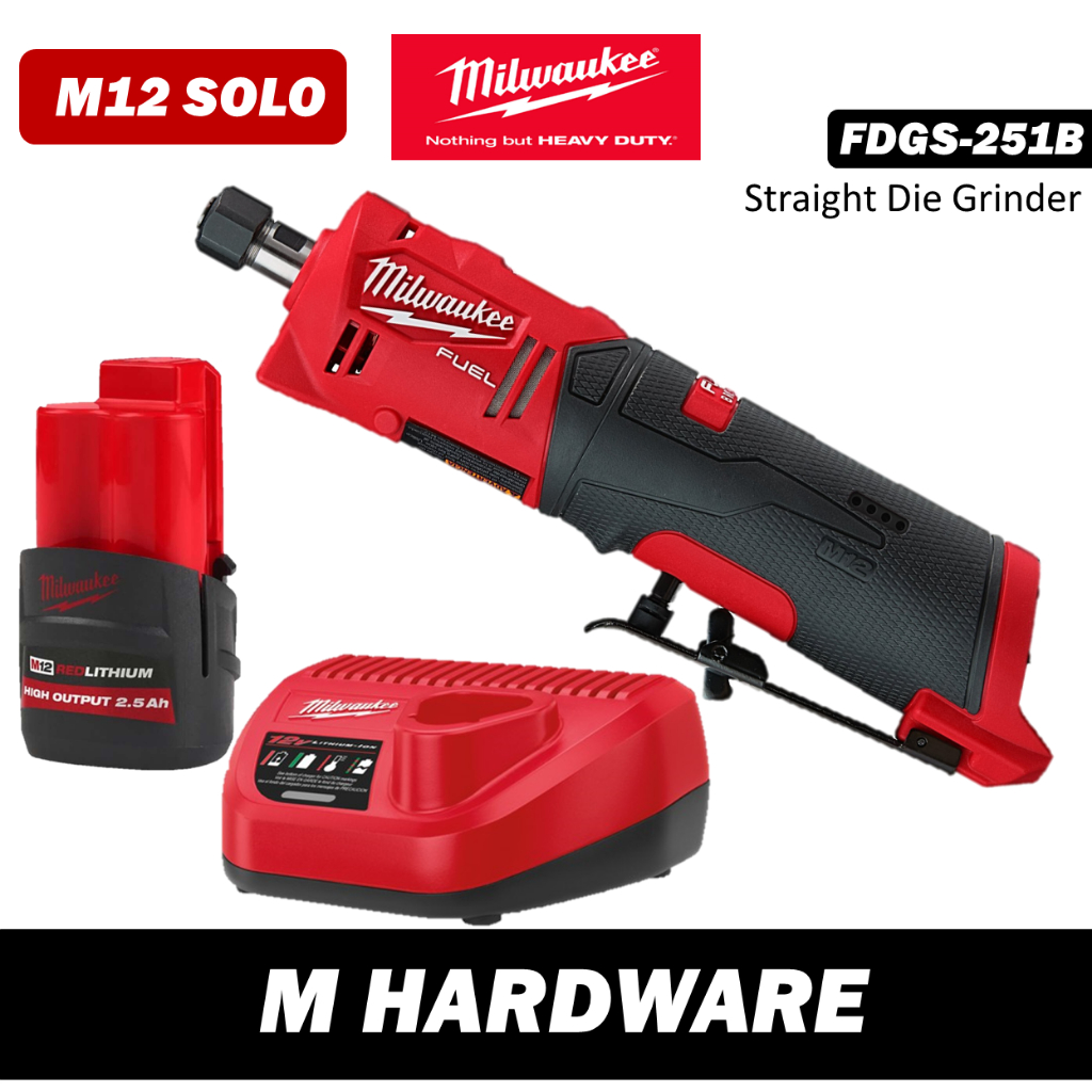 Milwaukee FDGS-251B / FDGS-0 M12 FUEL™ Straight Die Grinder | Shopee ...