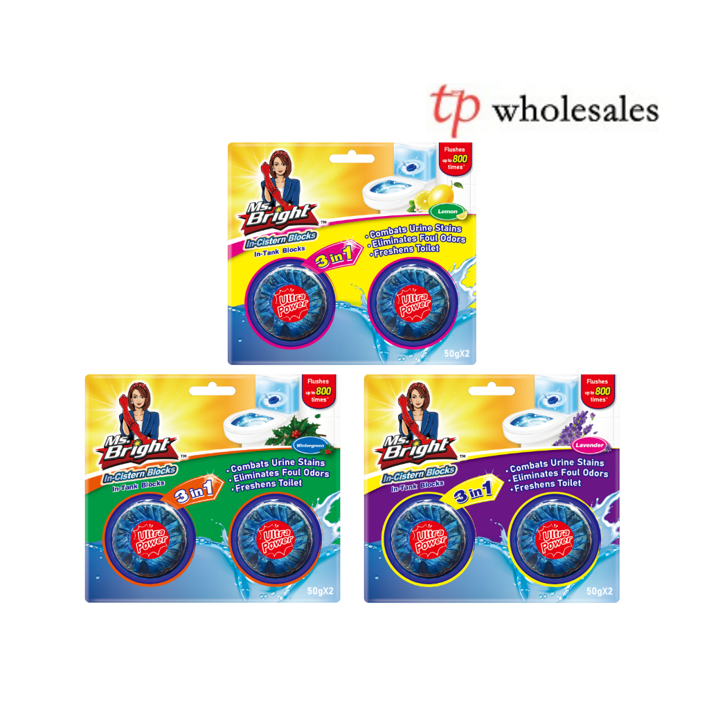 FARCENT MS BRIGHT IN CISTERN BLOCKS 3 IN 1 100G (2 X 50G) | Shopee Malaysia