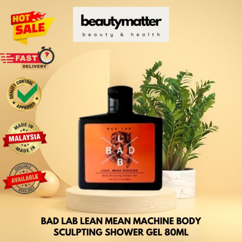 BADLAB LEAN MEAN MACHINE BODY SCULPTING SHOWER GEL 80ML ORIGINAL FOR ...