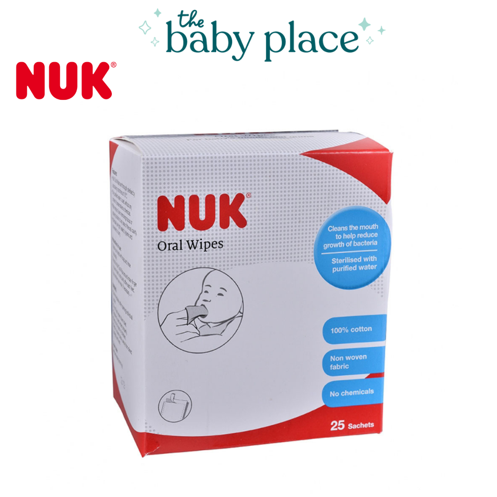 NUK Oral Wipes-25 sachets individually packed | Shopee Malaysia