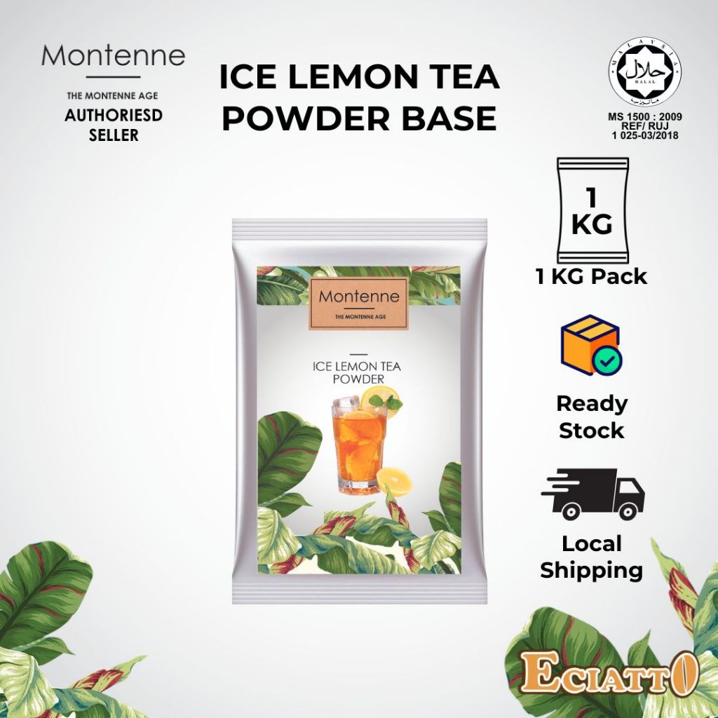 MONTENNE Iced Lemon Tea Powder 1KG Is For Lemon Ginger Tea Honey Lemon ...
