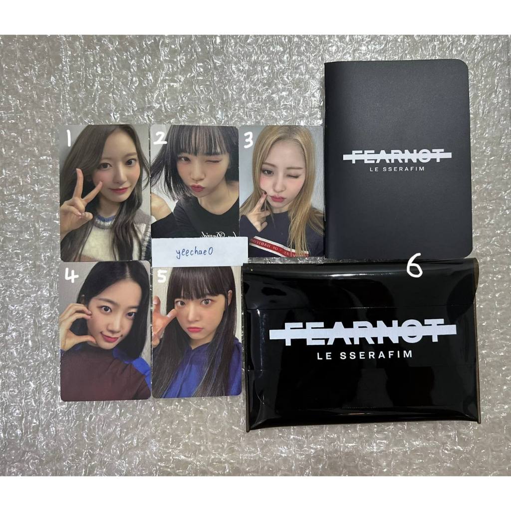 LE SSERAFIM 1st Fearnot Kit Keahlian (Kad Foto, Beg + Buku Setem ...