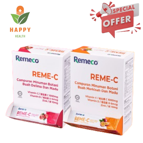 [ Exp 6/2026 ] Remeco Reme-C Botanical Beverage Vitamin C , Vitamin D ...