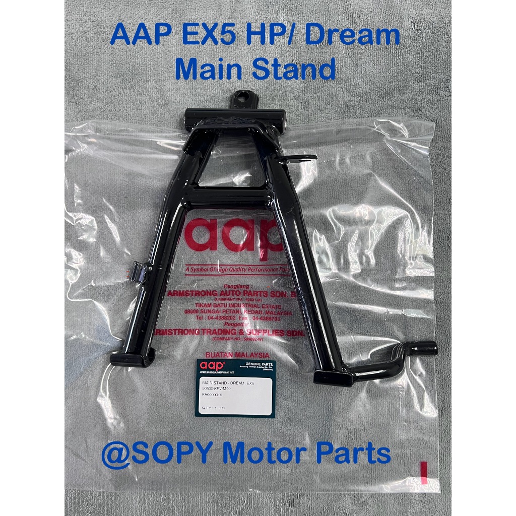 SOPY HONDA AAP MAIN STAND EX5 DOUBLE STAND EX5 TONGKAT TENGAH EX5 DREAM ...