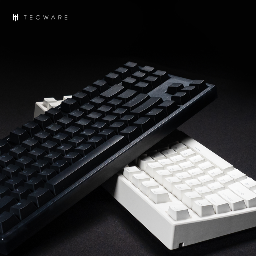 TECWARE Veil 87 PRE-BUILT MECHANICAL KEYBOARD SET - ( Smokey Black ...
