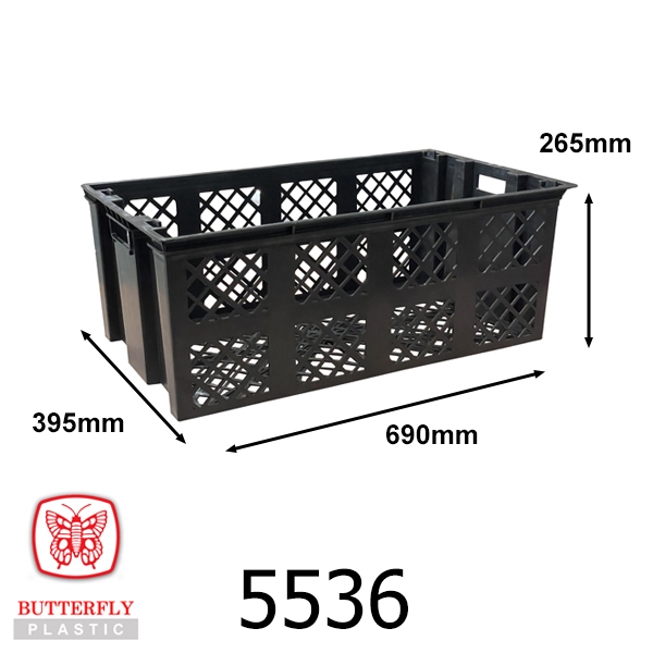 Heavy Duty Crate / Stackable and Nestable Container / Industrial Crate ...