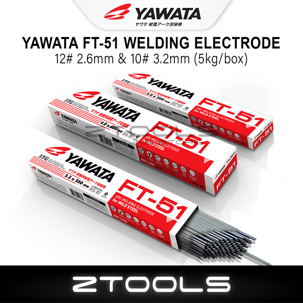 (5kg/box) 12# 2.6mm & 10# 3.2mm Yawata MMA Welding Rod Arc Welding ...