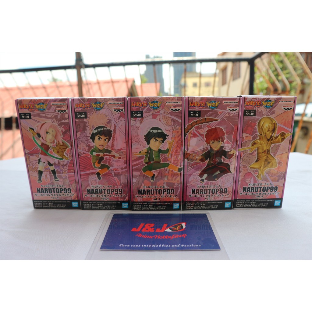 BANPRESTO WCF NARUTO NARUTOP 99 WORLD COLLECTABLE FIGURE VOL.4 | Shopee ...