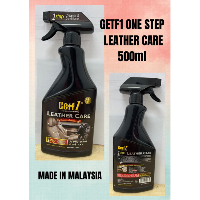 GETF1 ONE STEP LEATHER CARE 500ml MADE IN MALAYSIA CC007 | Shopee Malaysia