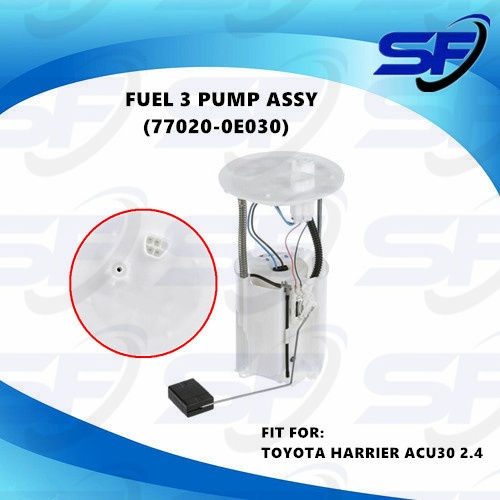 TOYOTA HARRIER ACU30 2.4 2012-2015 YEAR FUEL3 PUMP ASSY 77020-0E030 ...