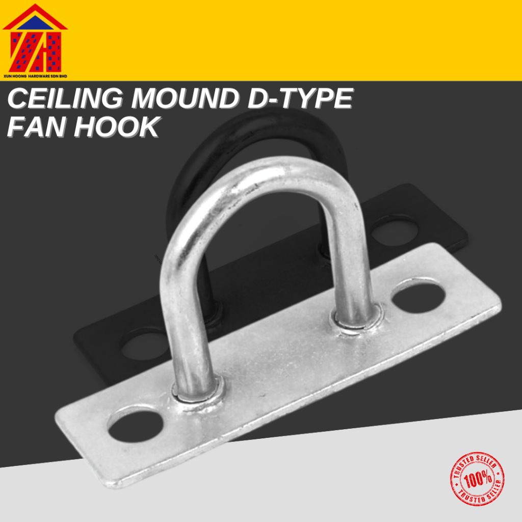 L MALL CEILING MOUND D-TYPE FAN HOOK | Shopee Malaysia