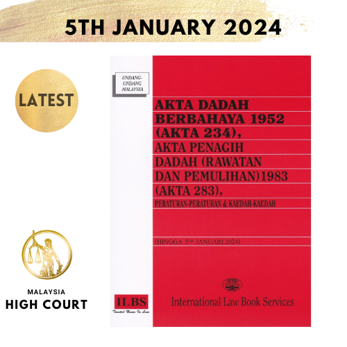 Akta Dadah Berbahaya 1952 (Akta 234) Akta Penagih Dadah [Hingga 5hb ...