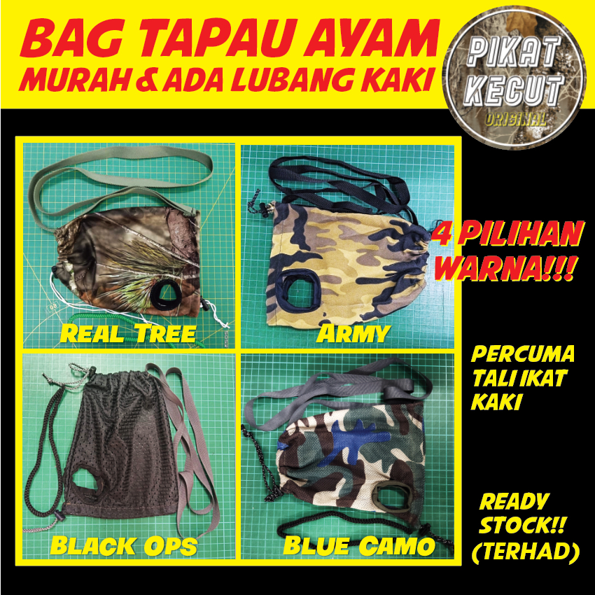 Bag Tapau Ayam _ ada Lubang kaki _ 4 pilihan warna MURAH!!_PIKAT KECUT ...