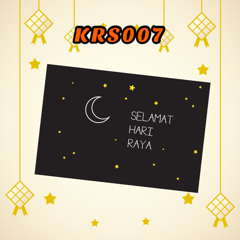 50pcs/100pcs/150pcs Kad Raya Custom Saiz Poskad | Shopee Malaysia