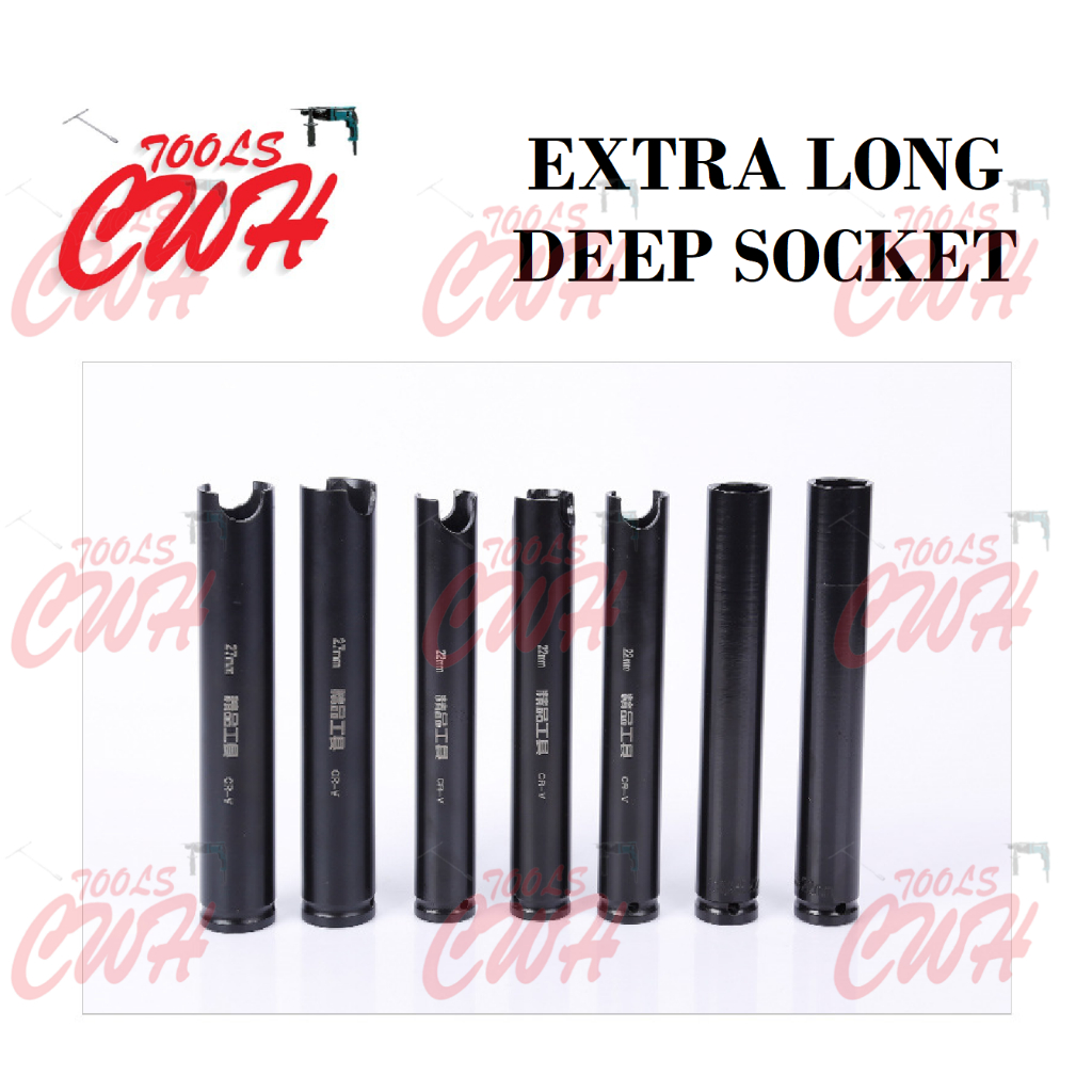 1/2" 6POINT EXTRA LONG DEEP BOX SOCKET SLEEVE NUT DRIVER BOX SPANNER ...