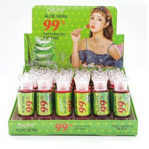 cool pop aloe vera soothing gel lip tint 1PCS | Shopee Malaysia