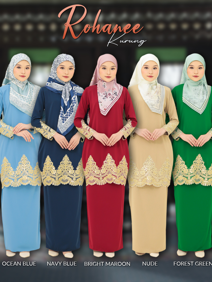 KURUNG LACE ROHANEE BY AULIYA GALLERY | Shopee Malaysia