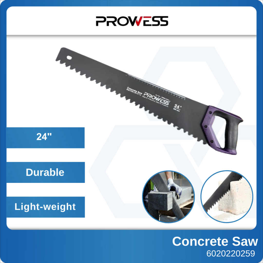 PROWESS 24" Light Weight Block Hand Saw Stone Ruggedized Cutter Metal ...