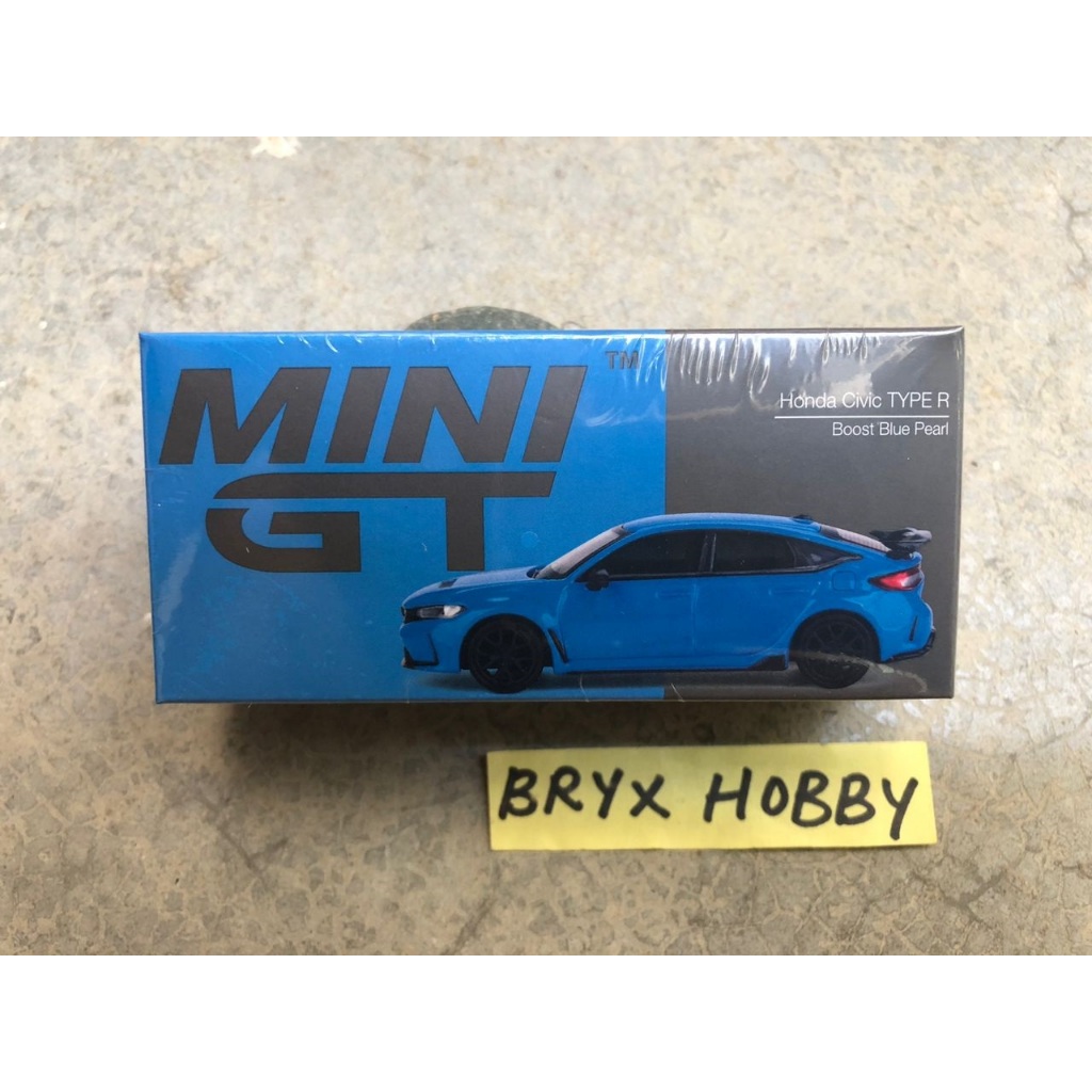 TSM Models Mini GT Honda Civic Type R #MGT00637-R Boost Blue Pearl (1: ...