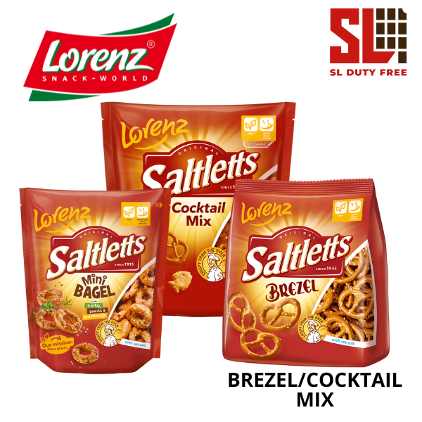 Lorenz Saltletts Brezel/Mini Bagel/Cocktail Mix with Sea Salt 100G-180G ...