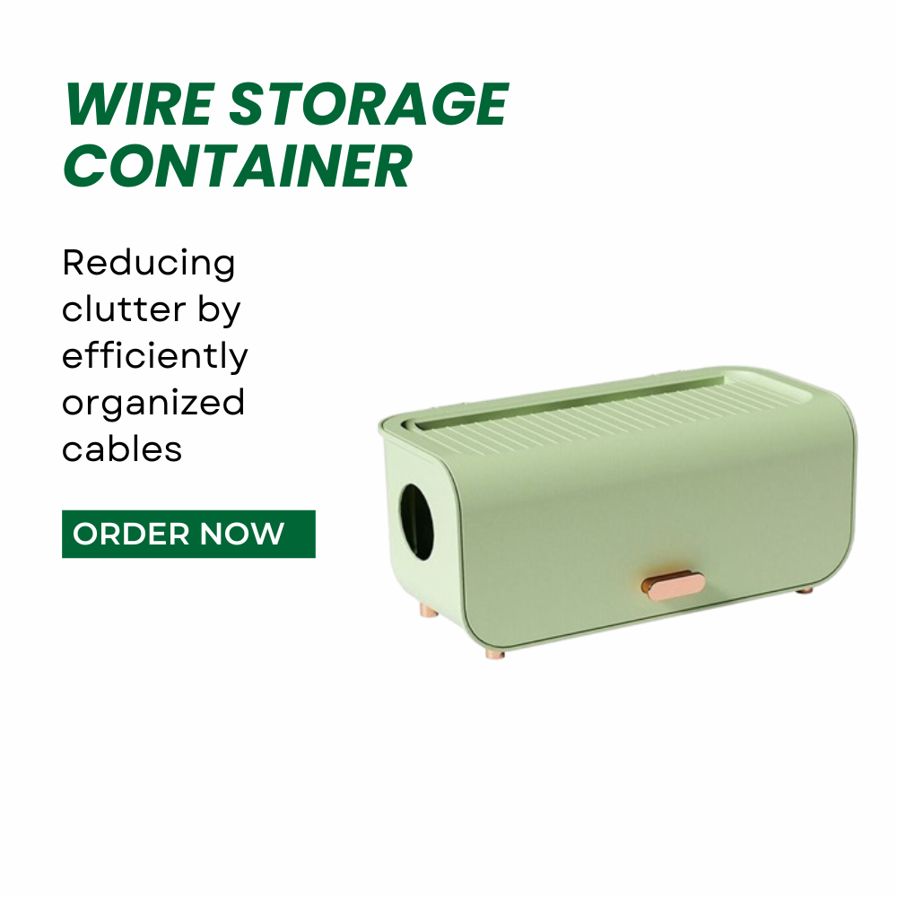 Wire Case Organizer Power Line Storage Case Router Board Bracket Cable ...