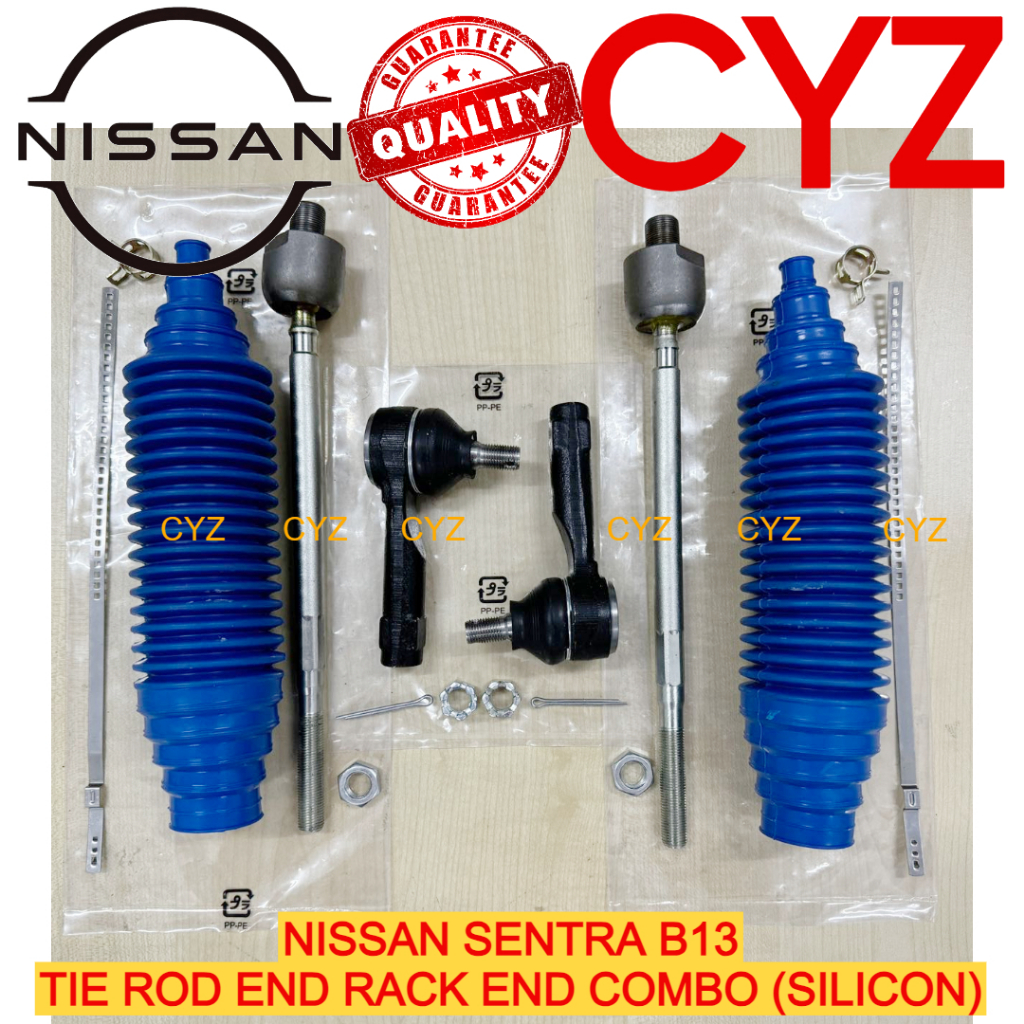 Combo Set NISSAN SENTRA B13 Tie Rod End / Rack End / Steering Boot ...
