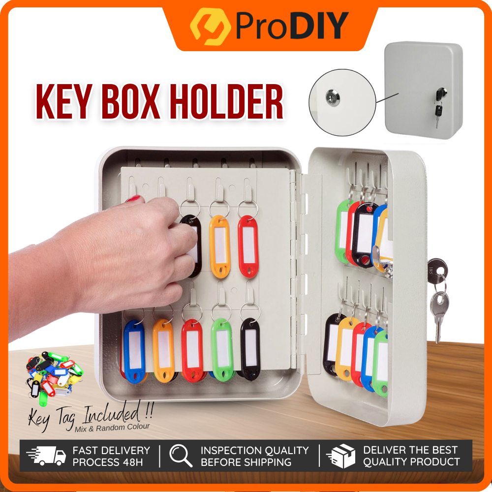 Lockable Security Metal Key Cabinet / Storage Box Key Box ( 20 / 40 ...