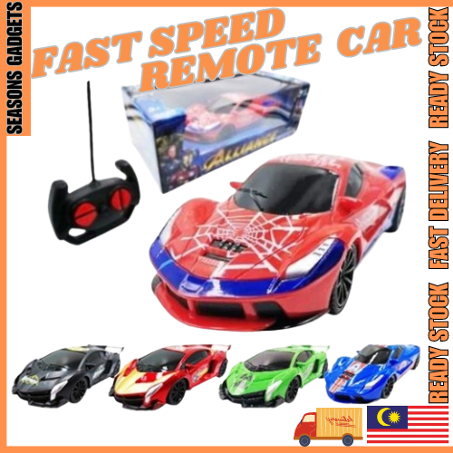 Avengers Series Fast Speed Remote Control Car Super Heros Spiderman ...