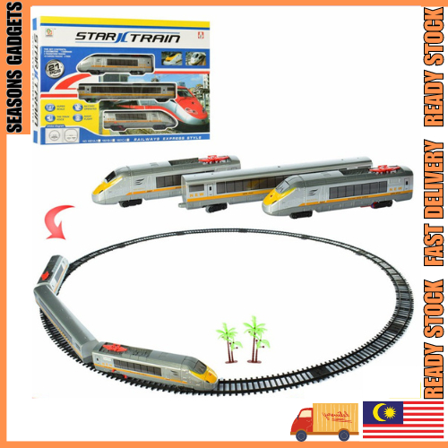 Train Railway Playset 21pcs/37pcs Star Train EXTRA BIG SIZE Train Toys ...