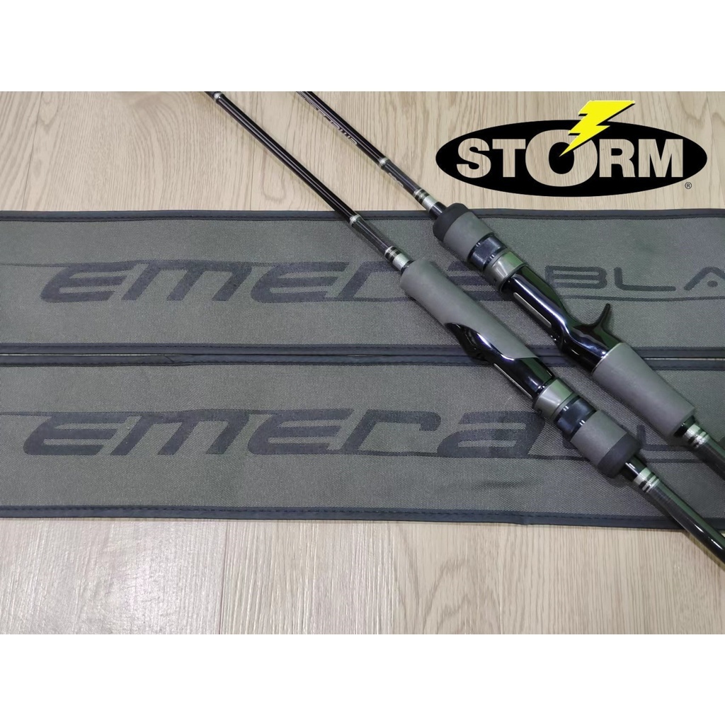 STORM EMERA BLACK EDITION SPINNING JIGGING FISHING ROD | Shopee Malaysia