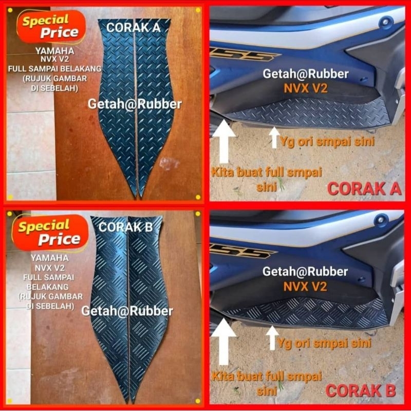 YAMAHA NVX V2 (MODI FULL) FOOTREST PEMIJAK KAKI | Shopee Malaysia