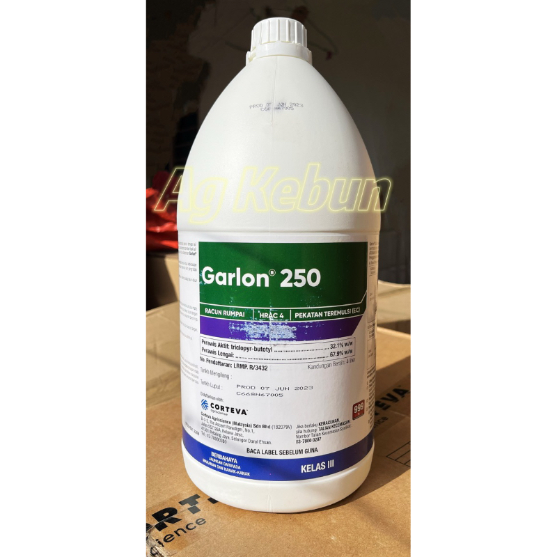4L Garlon 250 DOW Herbicide Racun Rumpai - bunuh pokok & anak kayu ...