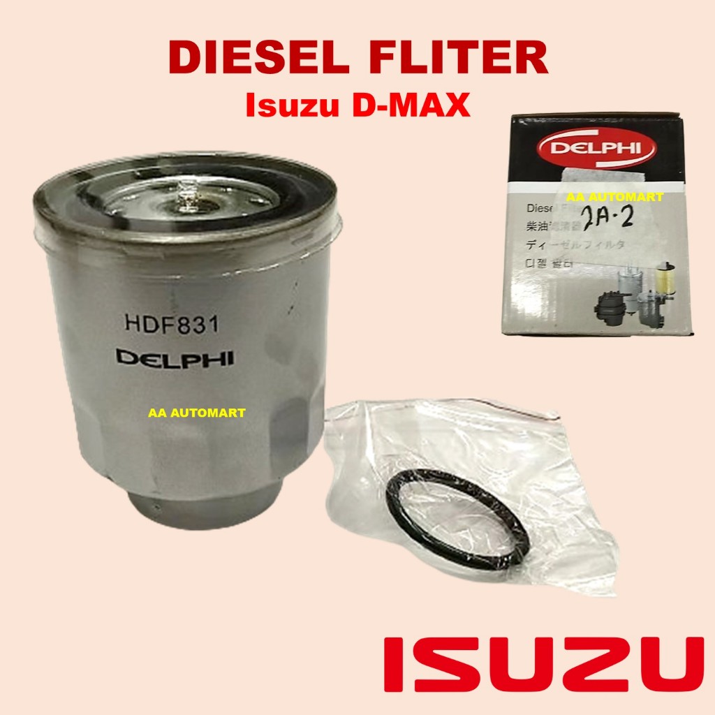 WARRANTY Isuzu D-MAX DMAX Fuel Filter Diesel Filter HDF831 | Shopee ...