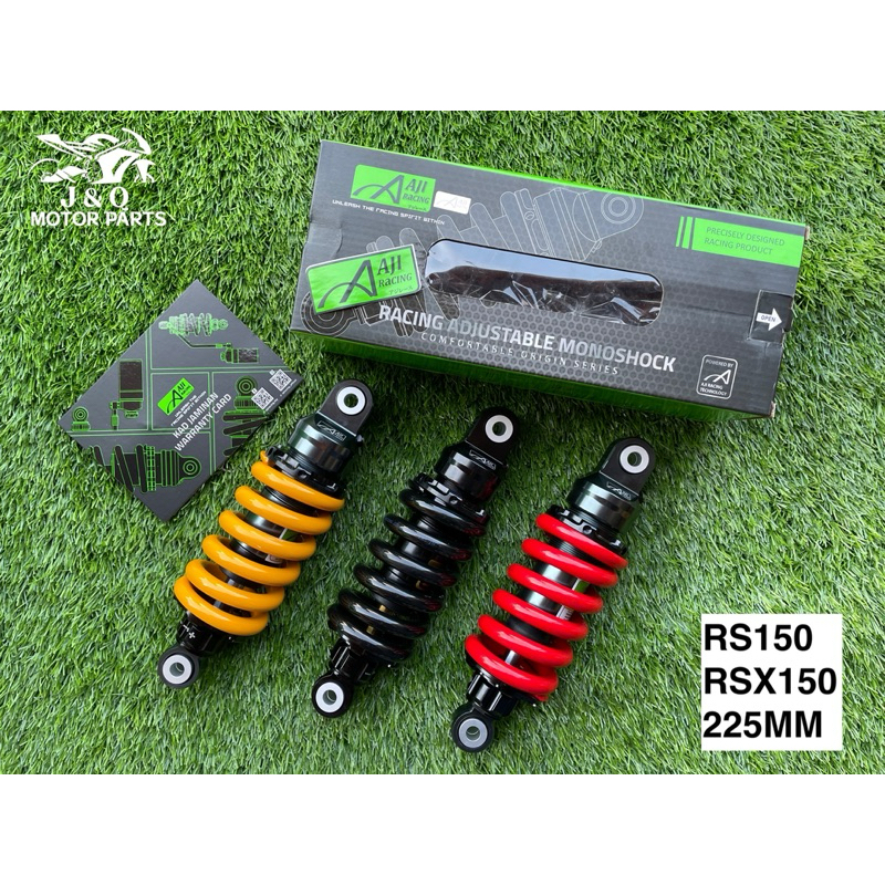 RS150 V1 V2 RSX150 RSX RS-X AJI RACING MONOSHOCK MONO ADJUSTABLE 225MM ...