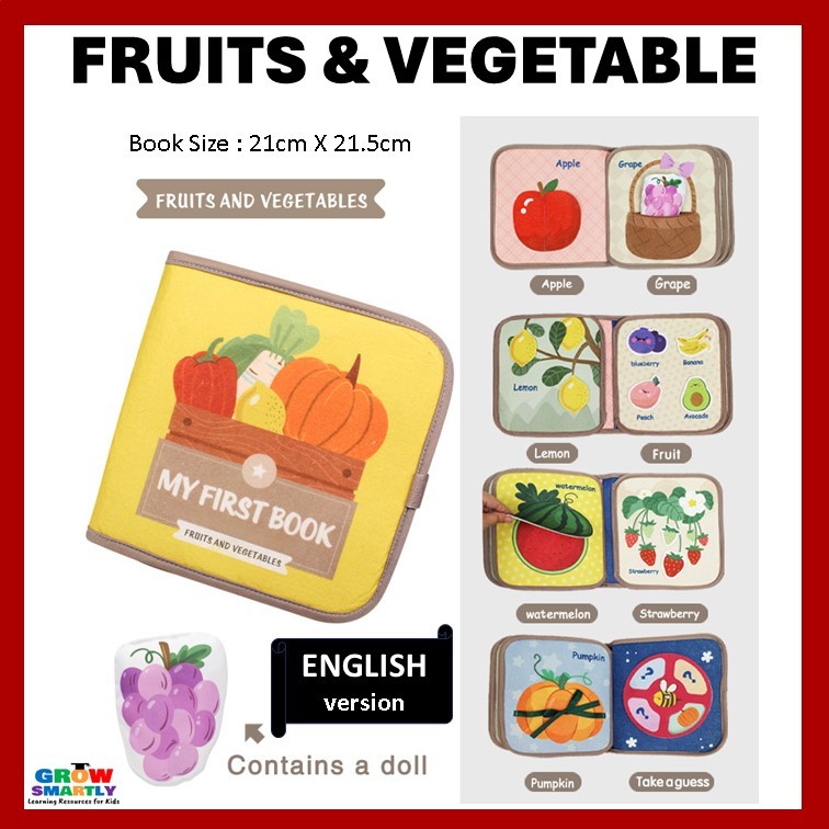 Baby Busy Book Toddler Book Baby Book for 1 year old 2 year old Sensory ...