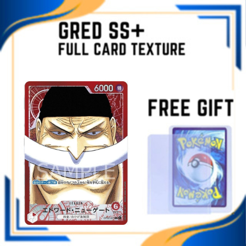 Edward Newgate Whitebeard Leader OP02-001 alt art Gred SS+ optcg one ...