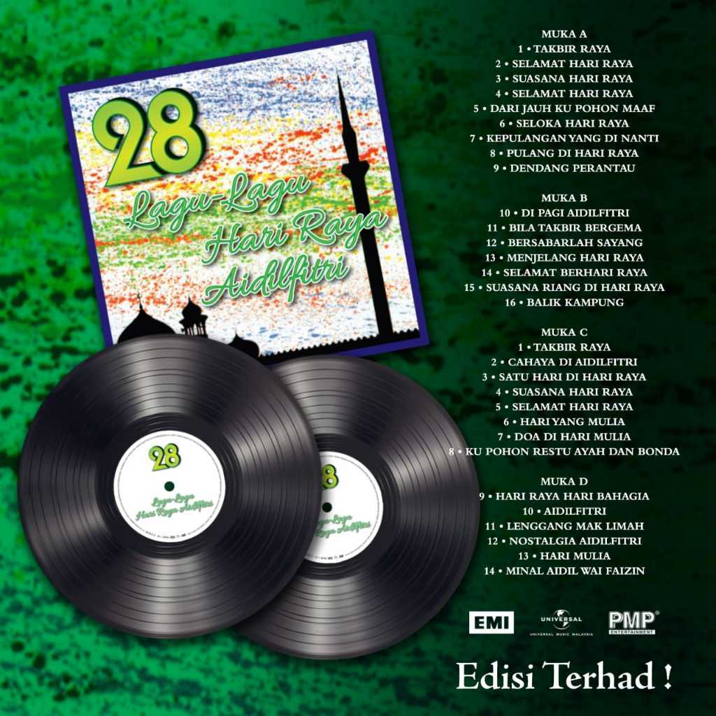 28 LAGU-LAGU HARI RAYA AIDILFITRI VINYL RECORD LP | Shopee Malaysia