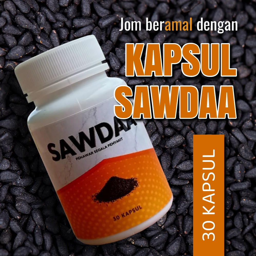 Habbatus Sauda Kapsul Serbuk Capsule Black Seed Powder (Jaffar Rawas ...