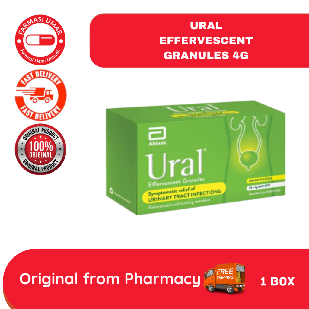Abbott Ural Effervescent Granules 4g X 28s Untuk Gout Dan Lawas Kencing Shopee Malaysia