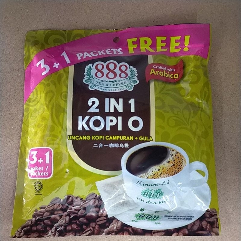 888 2 In 1 Kopi O + Gula (25g x 4's) | Shopee Malaysia