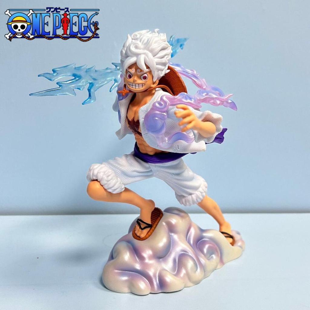 One Piece Monkey D. Luffy Gear 5 Standing on Cloud 20cm Action Figure ...