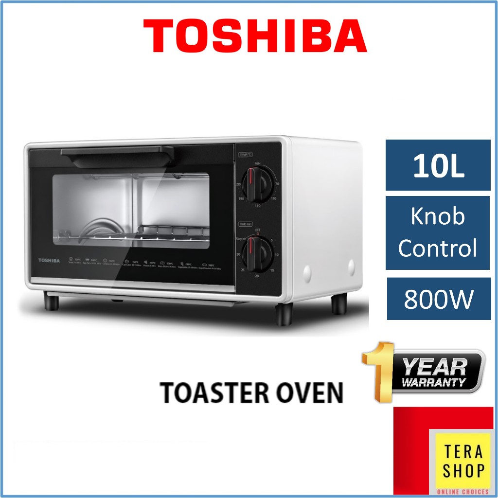 Toshiba TM-MM10DZF(WH) 10L Toaster Oven Ketuhar 迷你烤箱 | Shopee Malaysia