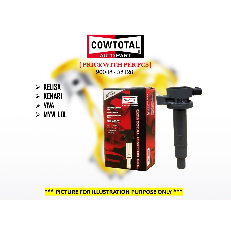 COWTOTAL - Kelisa Kenari Viva Myvi 1.0L Plug Coil Ignition Coil 90048 ...