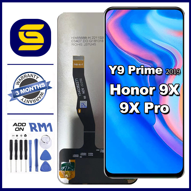 LCD HW Y9 Prime 2019/ Honor 9X/ 9X Pro Compatible For Glass Original Touch Screen Digitizer ...