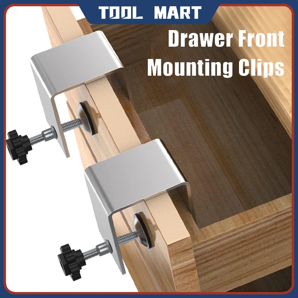 🔥2PCS🔥 Drawer Fasteners Clamps Jig Cabinet Tool Home Accessories Steel ...