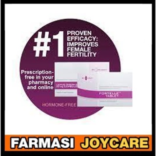 Fortelle 28's + Omega-3 28's (Exp: July 2025) For Female Fertility Lenus Pharma For Male ...