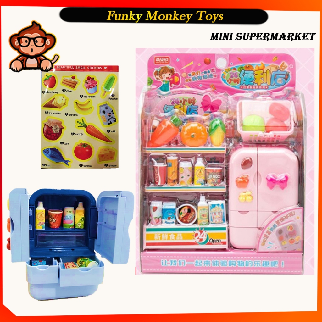 24hrs Simulation Mini Supermarket Convenience Store Pretend Play for ...