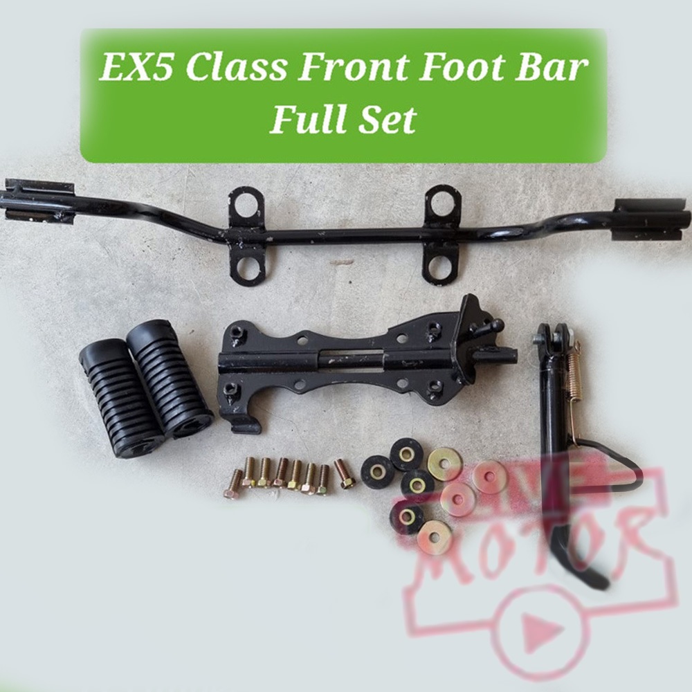 EX5 Class Front Step Bar Only / Foot Rest Bar Set / Side Stand Bracket ...