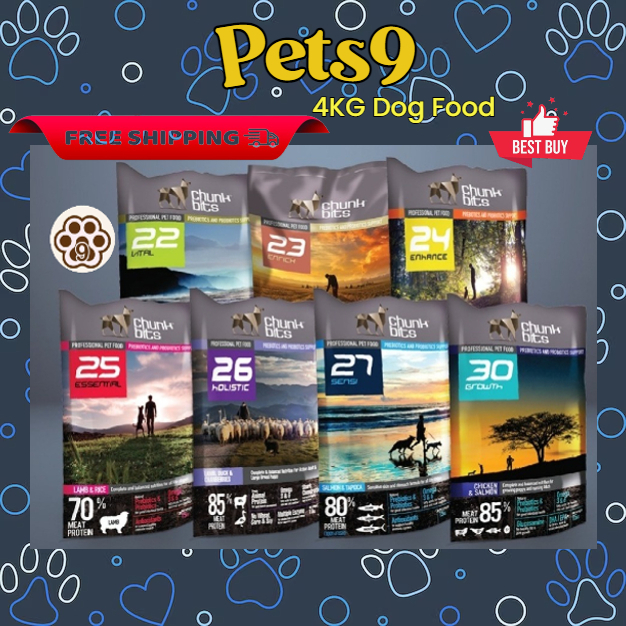 Chunkbits dog food 4kg / Chunkbits 狗粮 | Shopee Malaysia