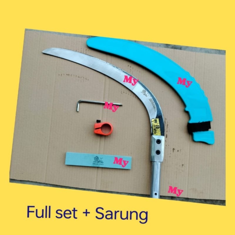 PK blade,KLS palm king pro set grek panjang ,palm king Blade set long sabit sawit nipis ...